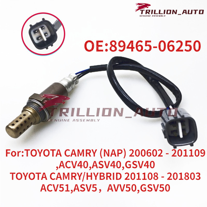 เซ ็ นเซอร ์ ออกซิเจน 89465-06250 สําหรับ TOYOTA CAMRY (NAP 2007-2011 ...