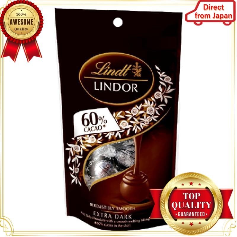 [Direct from JAPAN]Lindt Lindor Extra Bitter Pack 60g (5 pieces ...