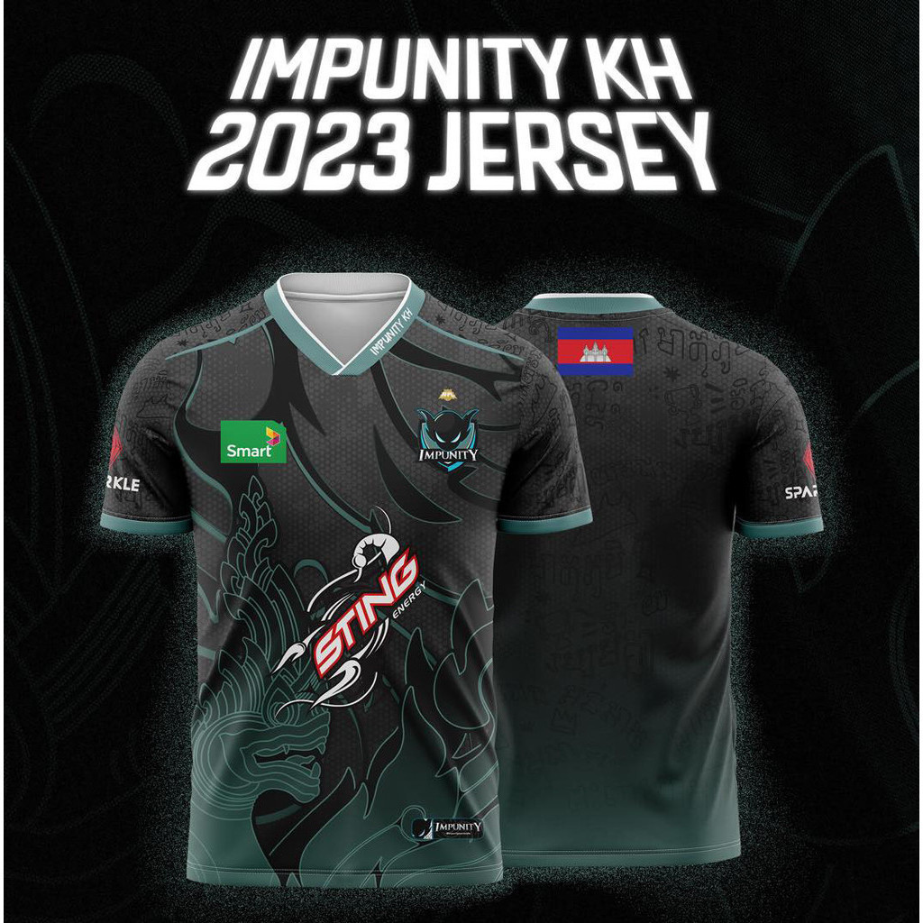 E-sport jersey MLBB team impunity kh 2023 | Shopee Thailand