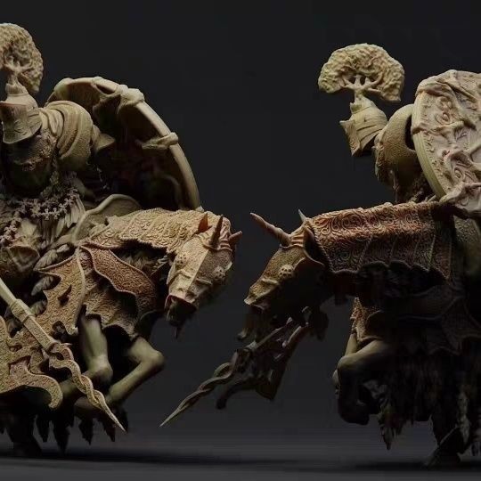 Elden Ring Dashu Guard Attack Posture Gk White Model Miniature Model 3d ...