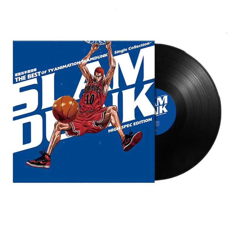 Slam Dunk Animation Video เพลงประกอบต้นฉบับคอลเลกชันเพลง LP แผ่นเสียงไว ...