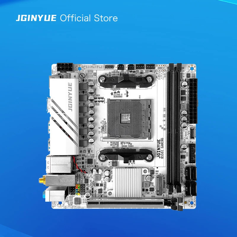 เมนบอร์ด Jginyue b550 AM4 mini ITX รองรับ AMD Ryzen 4000/5000 Series ...