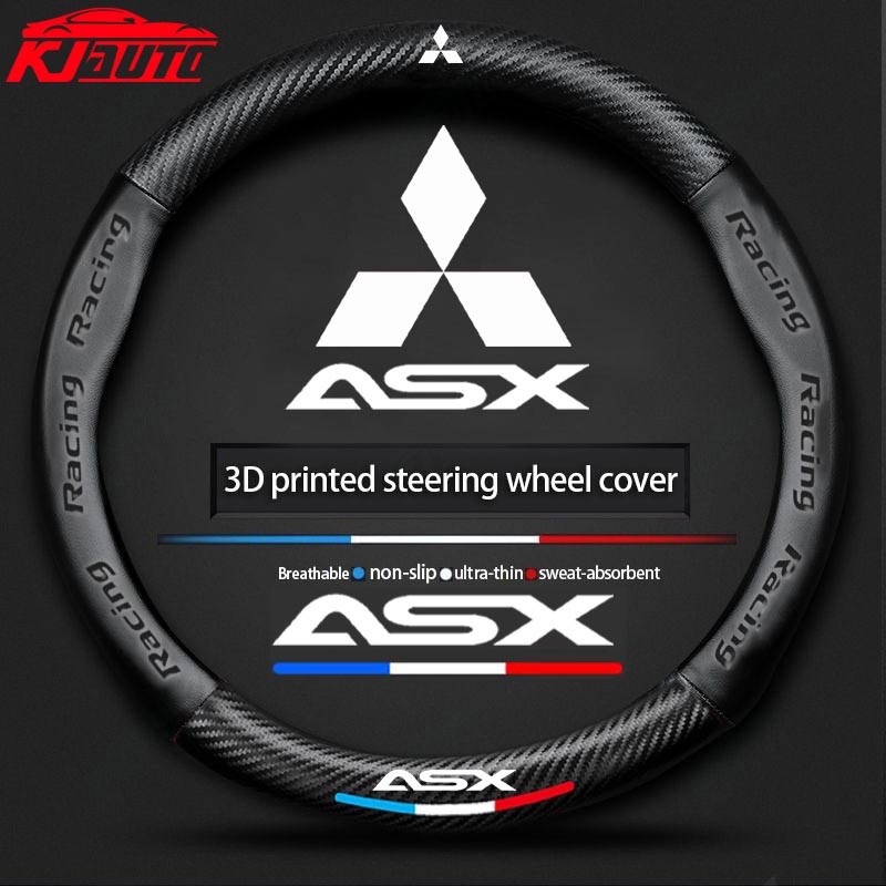 ที่หุ้มพวงมาลัยรถยนต์หนัง Mitsubishi ASX สวมใส่สบายและกันลื่น RalliArt ...