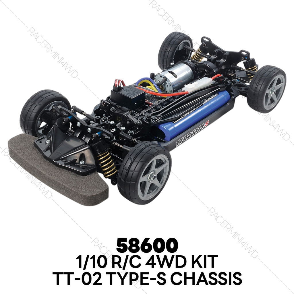 TAMIYA 58600 1/10 R/C 4WD TT-02 Type-S Chassis Kit ชุดประกอบรถบังคับทามิย่าแท้ | Shopee Thailand