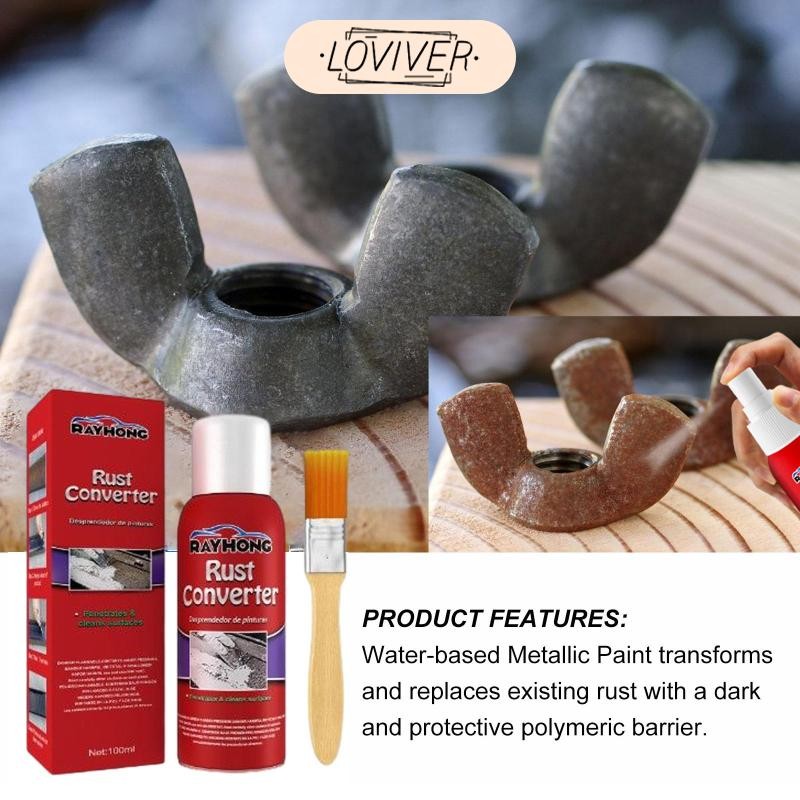 LOVIVER Rust Remover สนิมยับยั้งการบํารุงรักษารถยนต์เครื่องมือทําความ ...