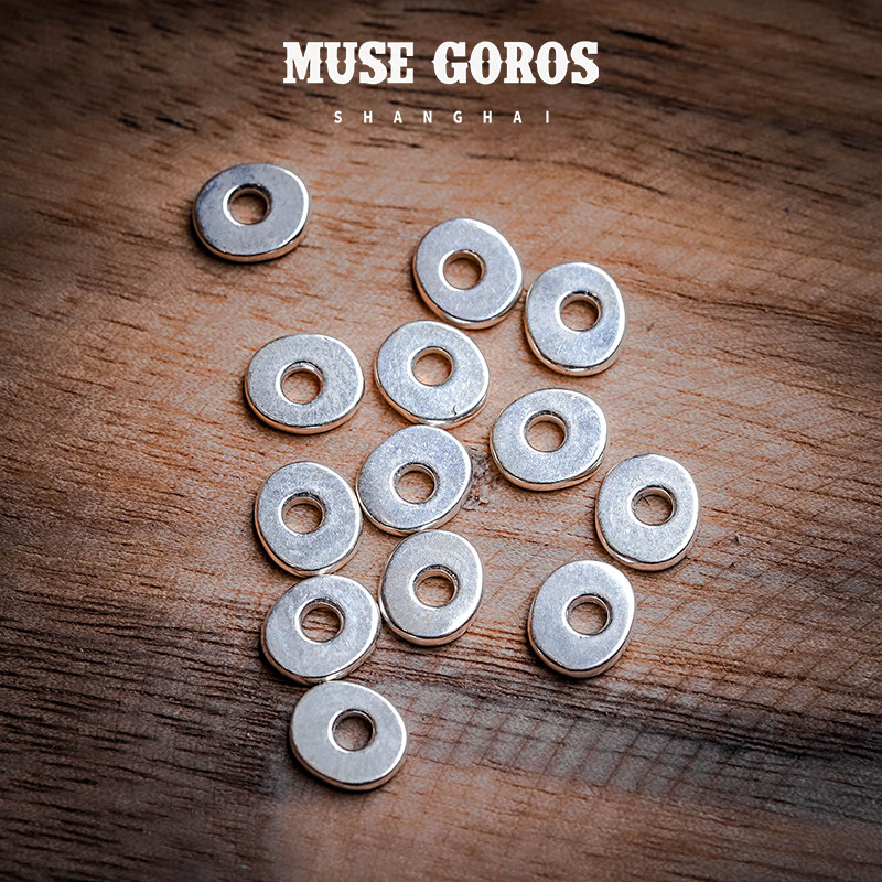 ลูกปัดเงินแท้ MUSE GOROS Non-Gaokaio Goro ลูกปัดเงินแท้ ลูกปัดเงิน ลูกปัดหลวม เครื่องประดับเงิน ...