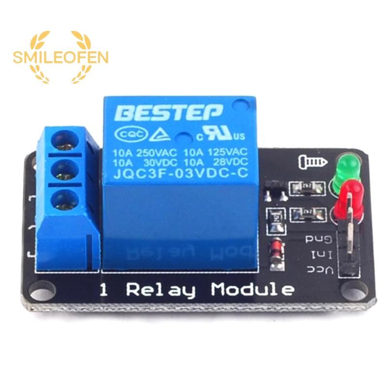 [Smileofen] 1pcs 1 Channel 3V Relay Module Board 3.3V Low Level ...
