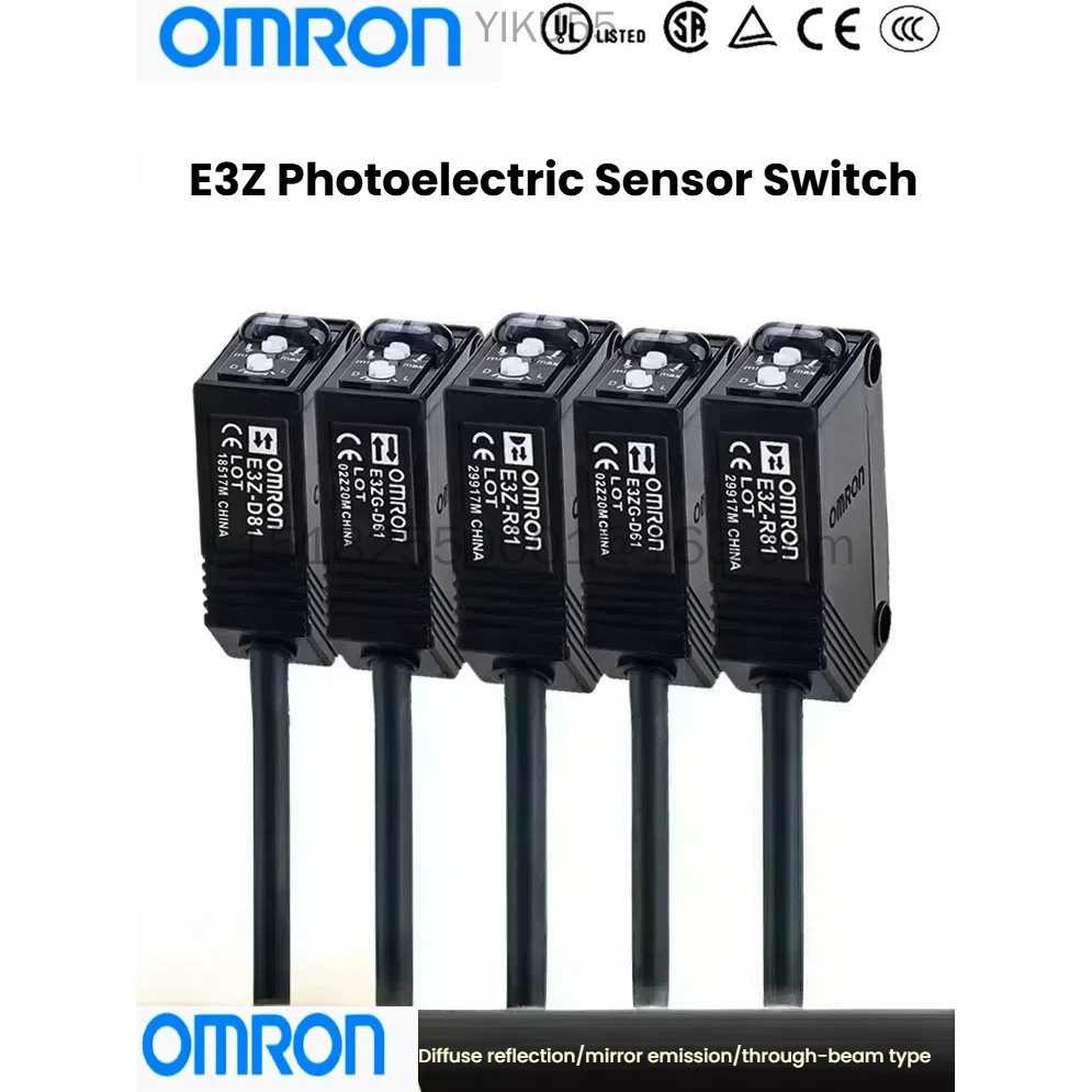 สวิตช์ตาแมว Omron E3Z-D61/D62/R61/LS6181/E3ZG-D61/T61/T81 เซ็นเซอร์ | Shopee Thailand