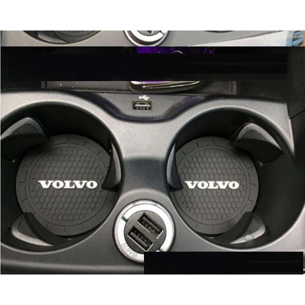 Chengzi แผ่นรองแก้ว ด้านใน สําหรับตกแต่ง VOLVO S40 S80L C30 C70 S60 S80 XC90 XC60 2 แพ็ก ...