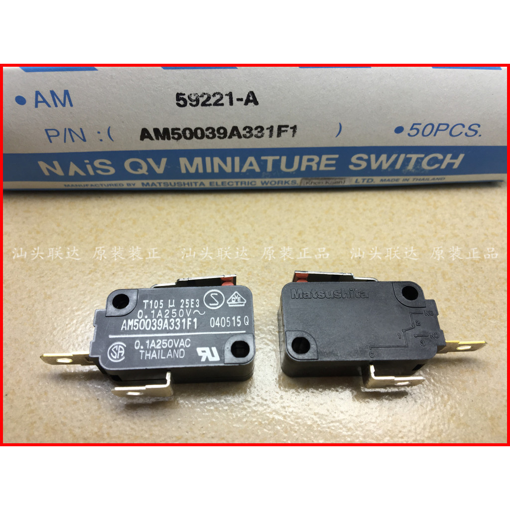 ญี ่ ปุ ่ น Panasonic Micro Switch AM50039A331F1 สองขาปกติเปิดความแข ็ ...