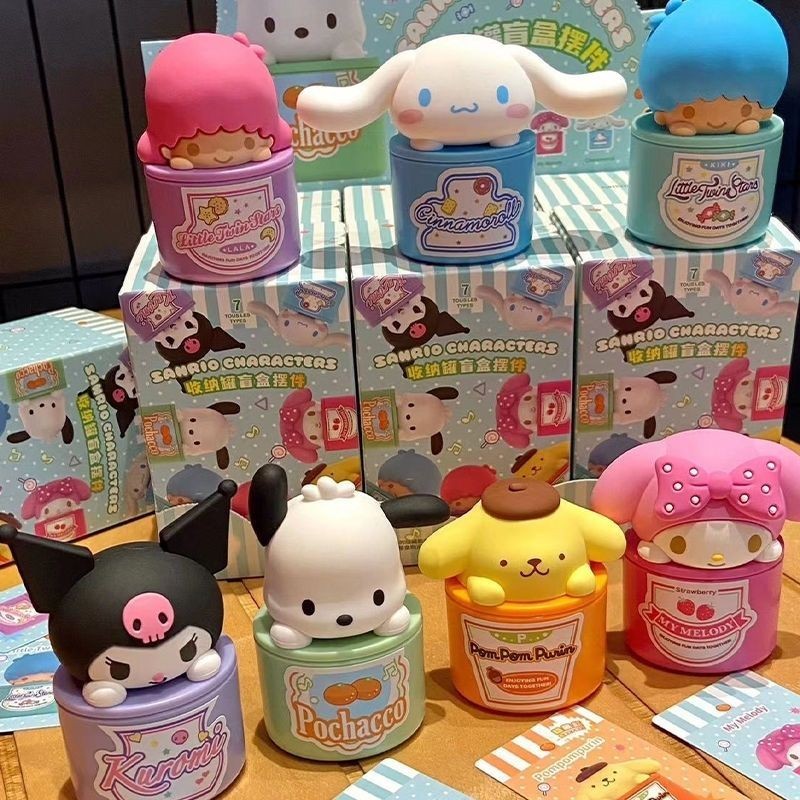 ของแท้ MINISO Sanrio Storage Jar Series Mystery Box Jam อินเทรนด์เล่น ...