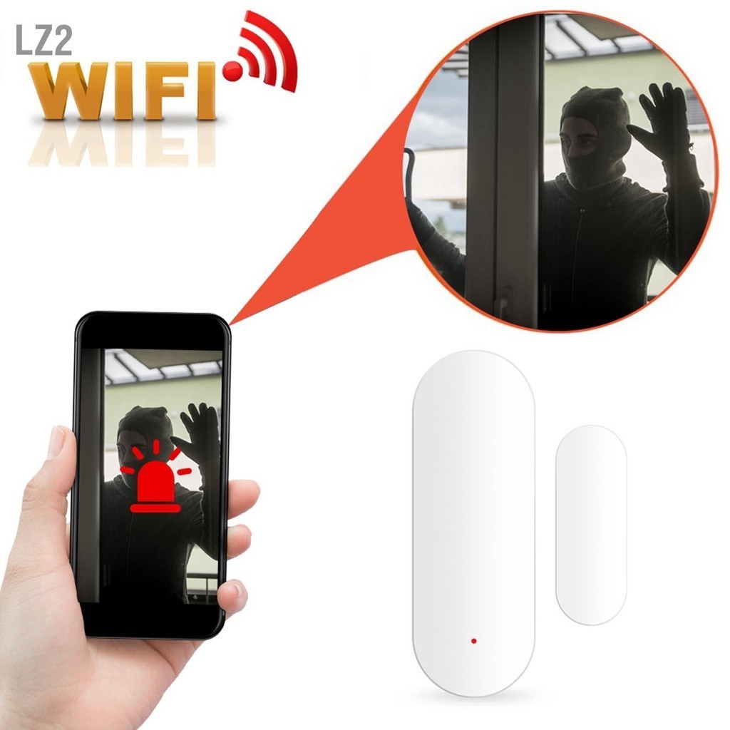 LZ2 Smart WiFi ประตูหน้าต่างเปิด/ปิดเซนเซอร์เครื่องตรวจจับการควบคุมด้วย ...