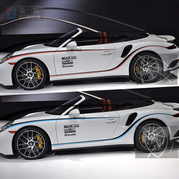 Porsche 911 สติ๊กเกอร์ติดรถ Garland boxster cayman GTS 718 สติ๊กเกอร์ ...