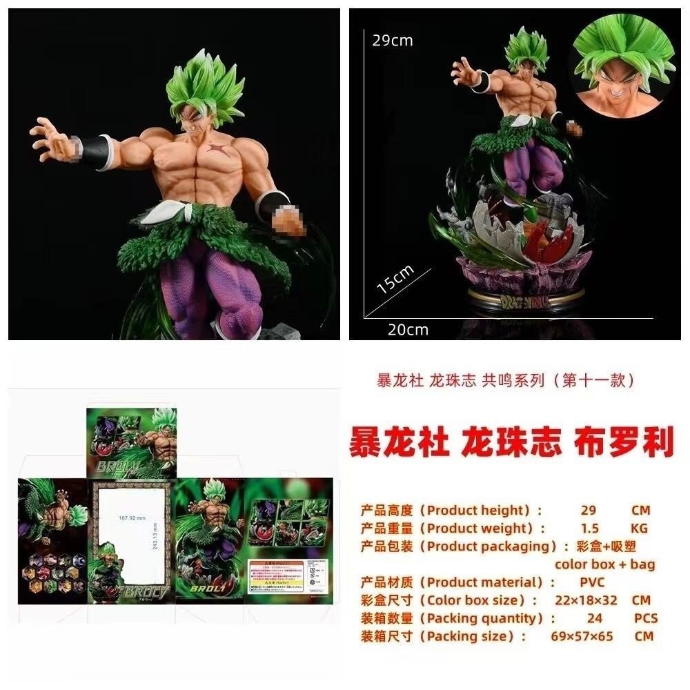 พร้อมสต็อก Dragon Ball Eleventh Bomb Broly ฉากรูปเครื่องประดับอะนิเมะ ...