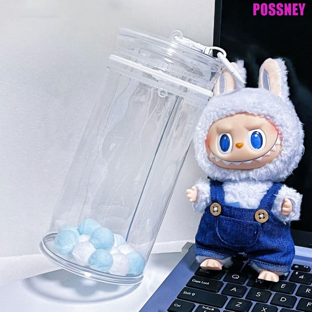 Possney Labubu กระเป๋า,ฝุ่นทรงกระบอก Labubu Doll Storage Bag, Labubu ...