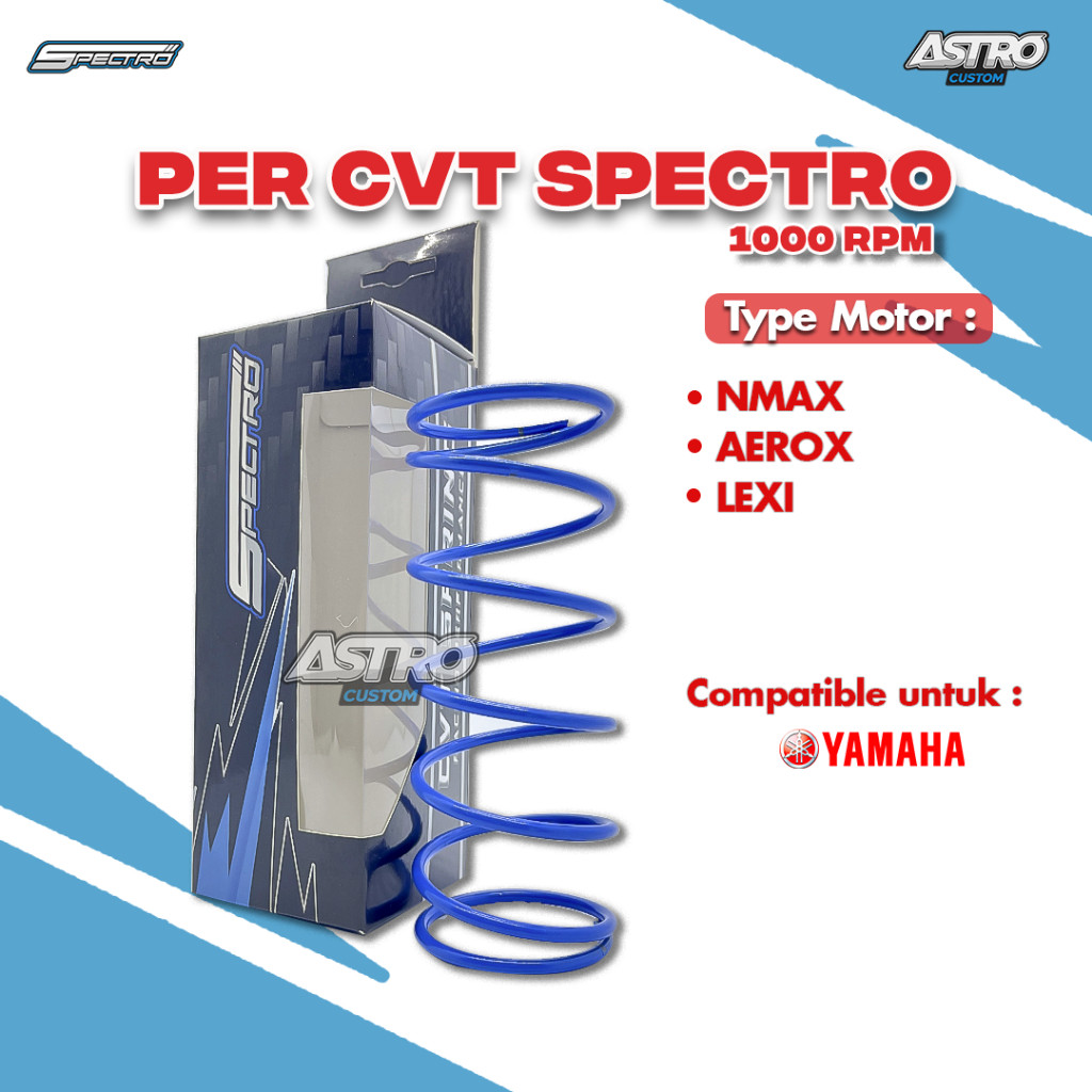 Per CVT 1000 RPM Nmax 155 Aerox 155 Lexi 125 Spectro Racing อัพเกรด CVT ...