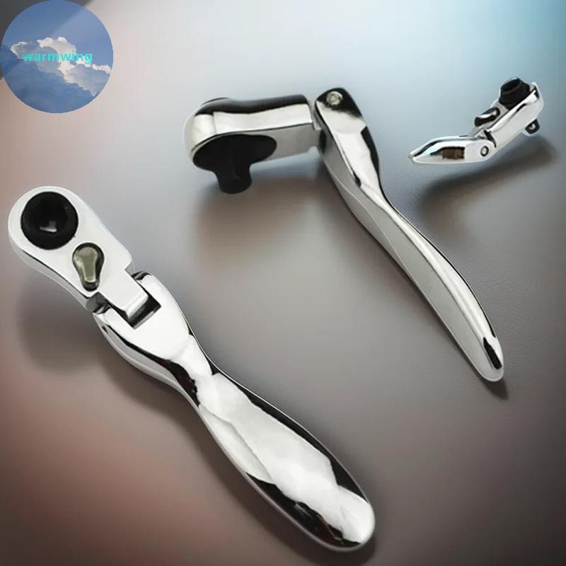 Warmwing 1/4 Fast Rotatable Mini Ratchet ประแจ 72 ฟันประแจซ็อกเก็ต Rod Ratchet 2 In 1 Dual หัวไข ...