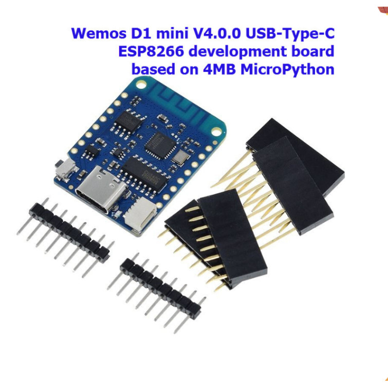 Wemos D1 mini V4.0.0 Type-C USB ESP8266 development board based on 4MB ...