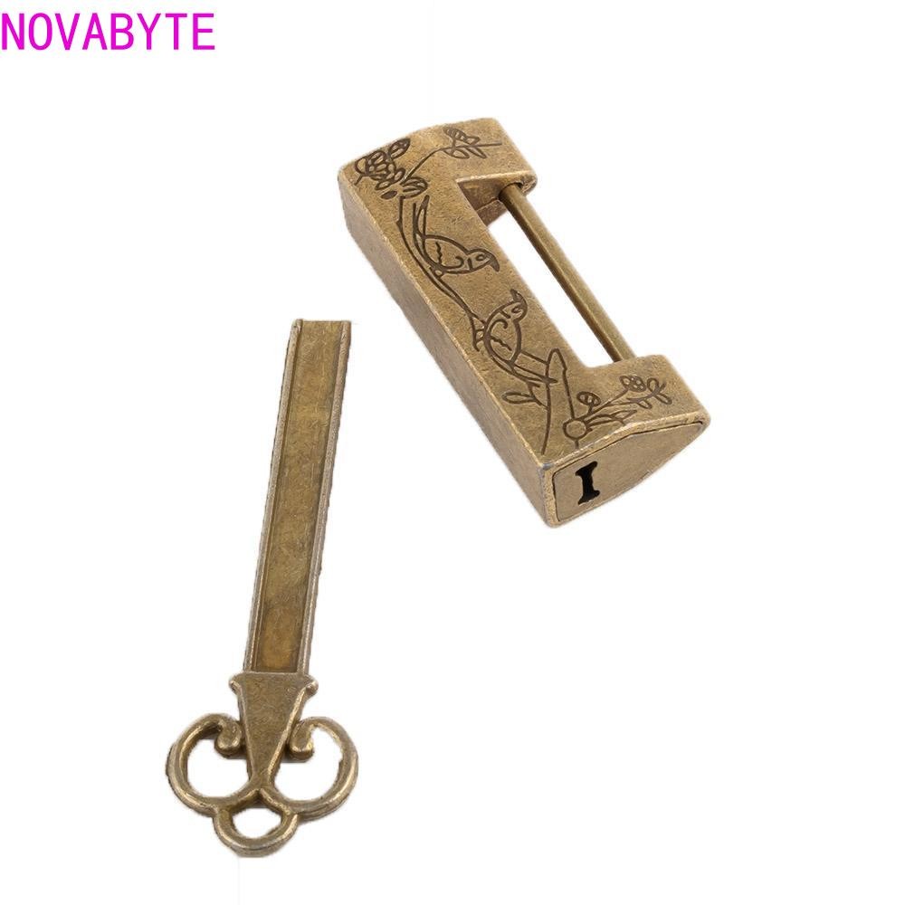 Novabyte Locks ดอกไม้วินเทจ ล็อคและกุญแจจีนแบบเก่า | Shopee Thailand