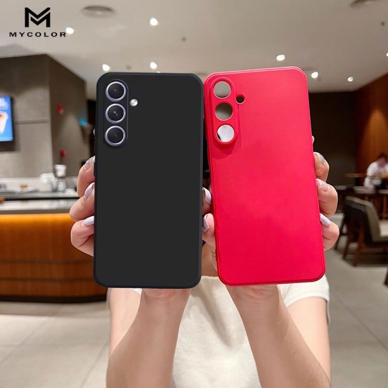 เคสโทรศัพท์มือถือ ซิลิโคน สีแคนดี้ สําหรับ Samsung ss Galaxy A56 A55 A54 A36 A35 A26 A25 A16 A15 ...