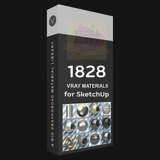 1828 VRAY Materials For SketchUp [Windows] ชุดรวม Materials | Shopee ...
