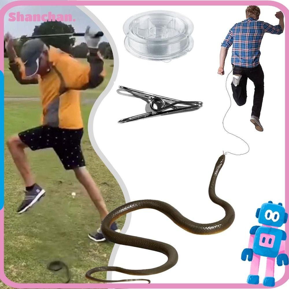 Shanchan งู Prank พร ้ อม String Clip, Tricky Prop Party Favor ตลก ...