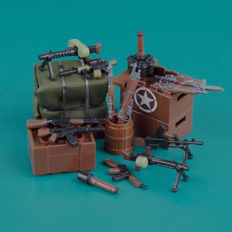 ใช ้ งานร ่ วมกับ Lego Military Minifigures Third Party MOC Minifigures ...