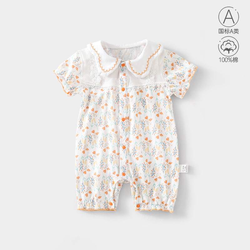 ของพร้อมส่ง ส่งใน 24 ชั่วโมง ชุดจั๊มสูทเด็ก 59cm-90cm Baby Summer ...