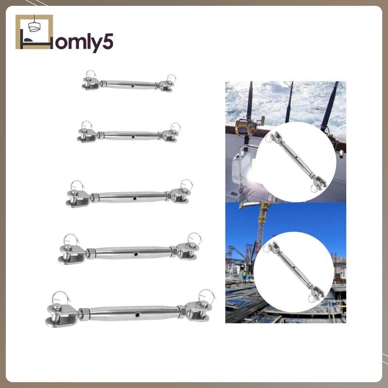 [Homyl5 ] Jaw และ Jaw Turnbuckle Turnbuckle Tension Hook ปรับ Heavy ...