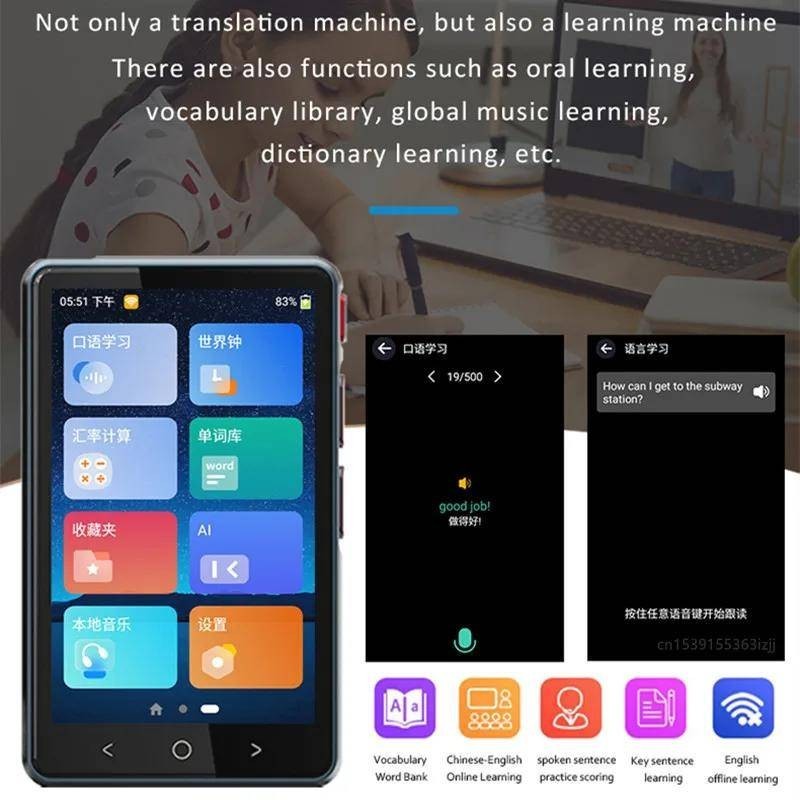 P40 135 ภาษา Smart Voice Translator แบบพกพา Real-time Multi-Language ...