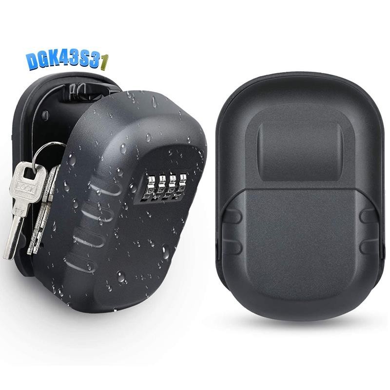 【dgk43s31 】Key Lock Box Wall Mount 4 หลัก Weatherproof Key Storage Lock ...