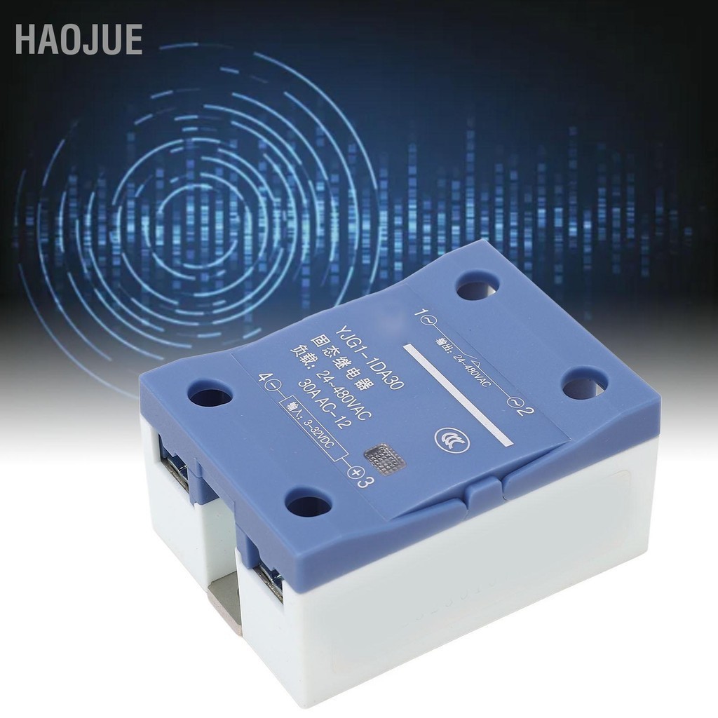 HaoJue SINGLE PHASE Solid State Relay DC 3 ถึง 32V AC24 480V แรงดัน ...