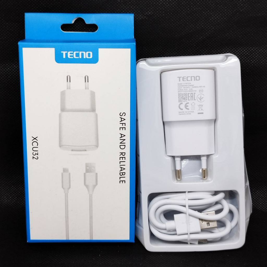 เครื่องชาร์จ Casan 2A TECNO Original Micro USB Type C การชาร์จอัจฉริยะ ...