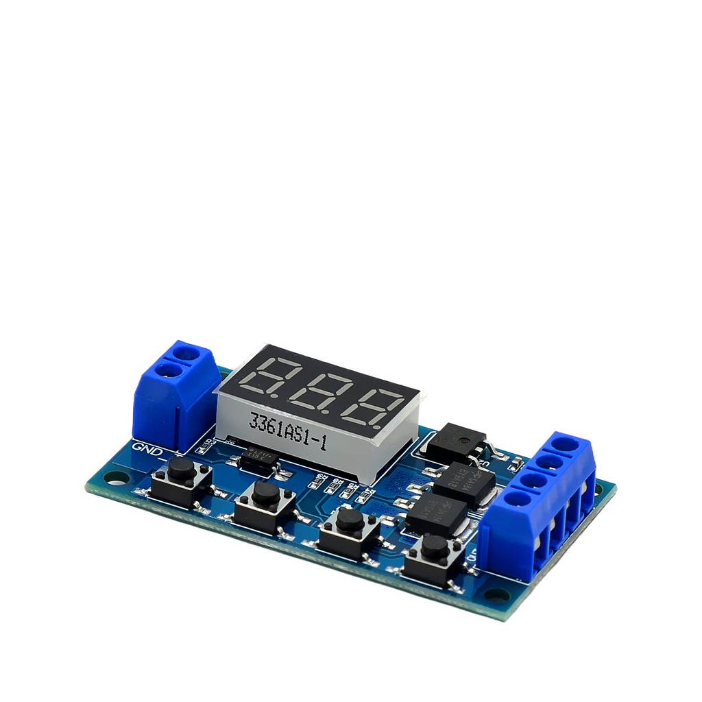 Trigger Cycle Timing Delay Switch Circuit Dual MOS Tube Control Board เปลี่ยนโมดูลรีเลย์ 12 24V ...