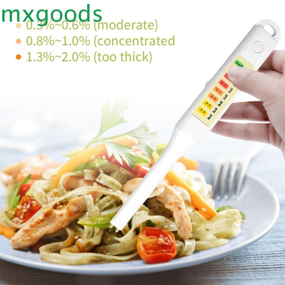 Mxgoods Salinometer เกลือเมตรสําหรับห้องครัววิเคราะห์เครื่องมือวัดเกลือเครื่องวิเคราะห์อาหาร ...