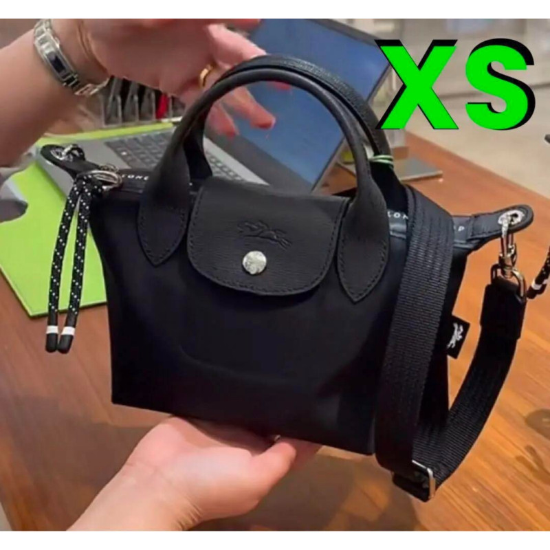Longchamp Le Pliage Energy Shoulder Tote Bag 2Way Bag XS Black Outlet NEW #JAB | Shopee Thailand