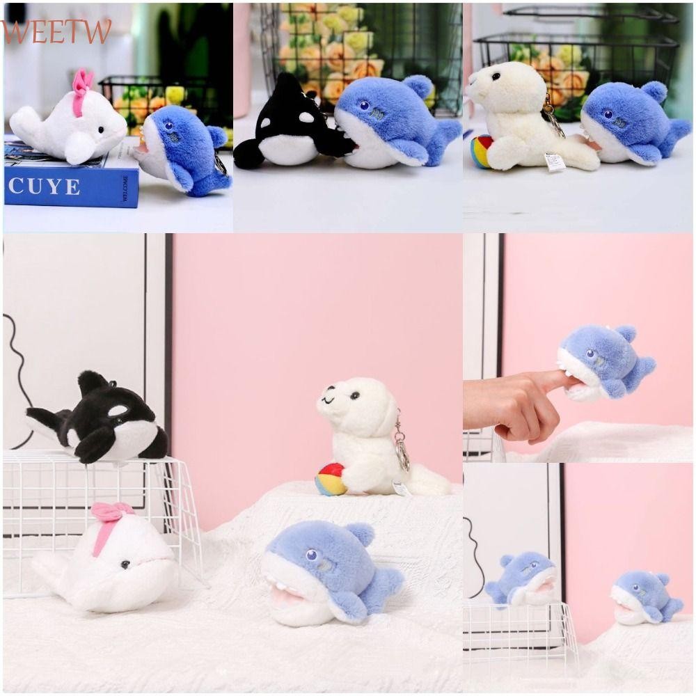 Weekw Orca พวงกุญแจตุ๊กตา, Ocean Series Marine สัตว์สัตว์ Beluga Plush ...