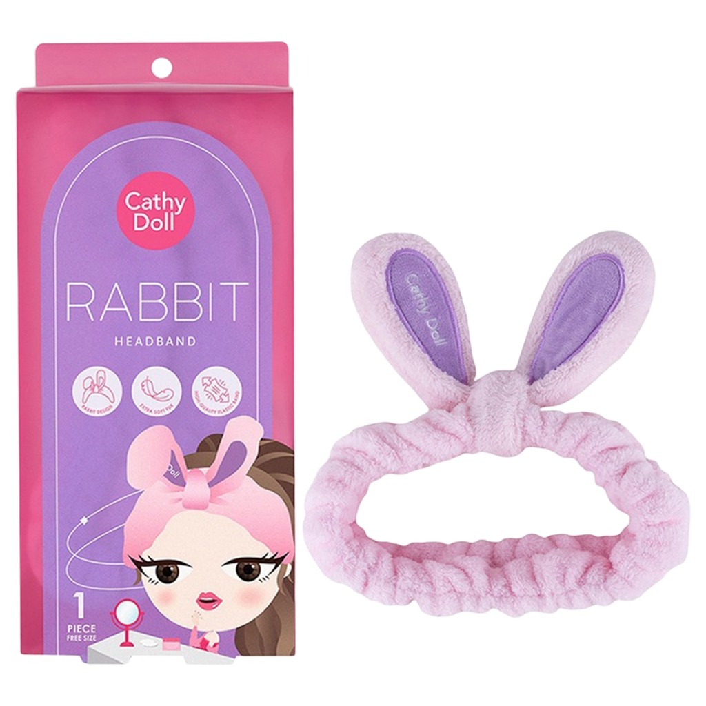 CATHY DOLL Rabbit Headband เคทีดอลล์ แรบบิทเฮดแบนด์ [ สีชมพู ] | Shopee ...