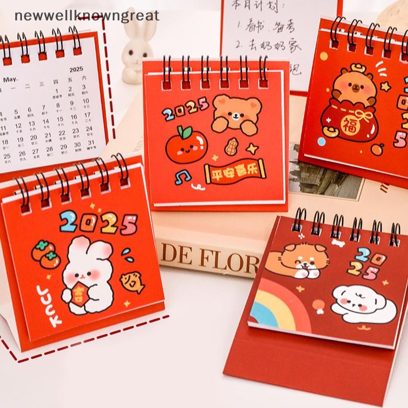 Newwellknowngreat 2023 Mini Cartoon Desk Calendar Fashion Portable ...