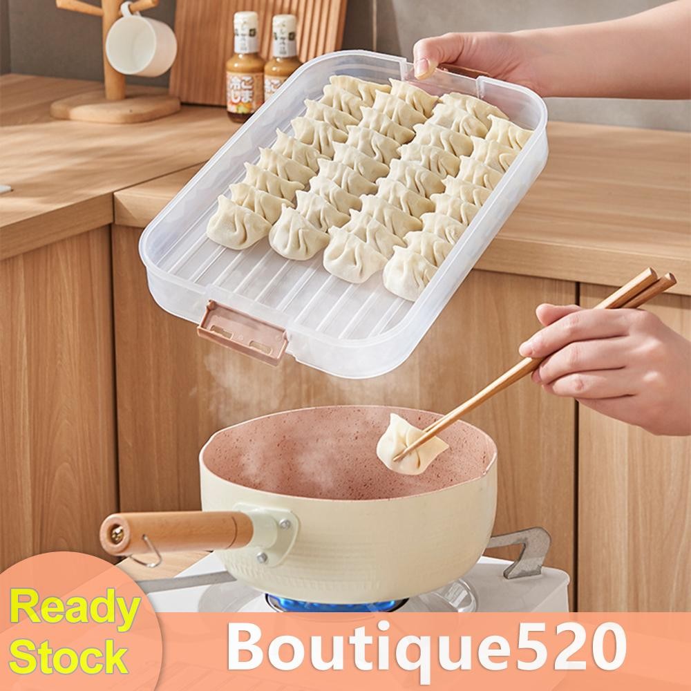 3/4 ชั้นตู้เย็น Dumpling Case ปิดผนึก Wonton Dumpling คอนเทนเนอร์วาง ...