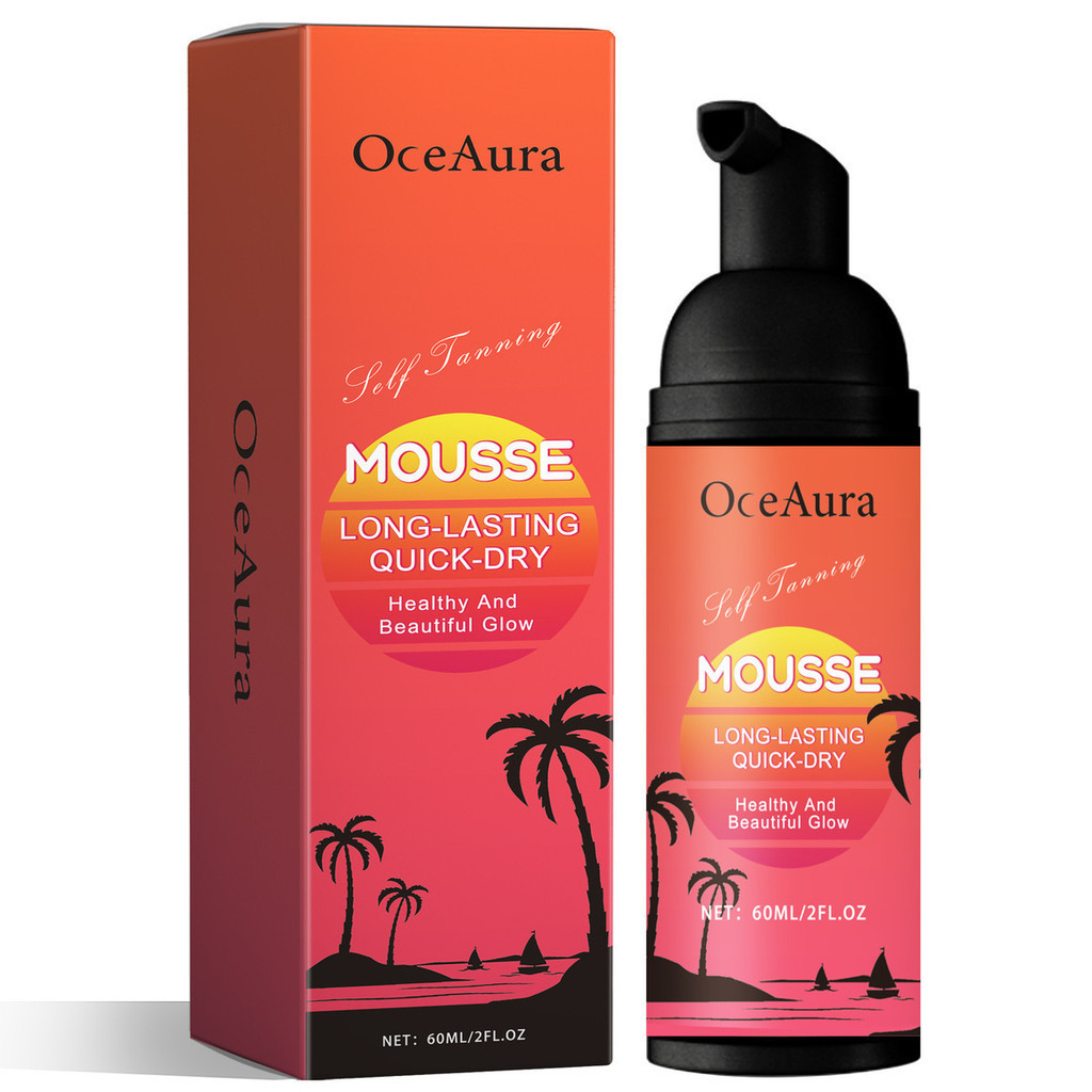 Oceaura ครีมบํารุงผิวกาย แทนนิ่งมูส ให้ความชุ่มชื้น 60 มล. | Shopee ...