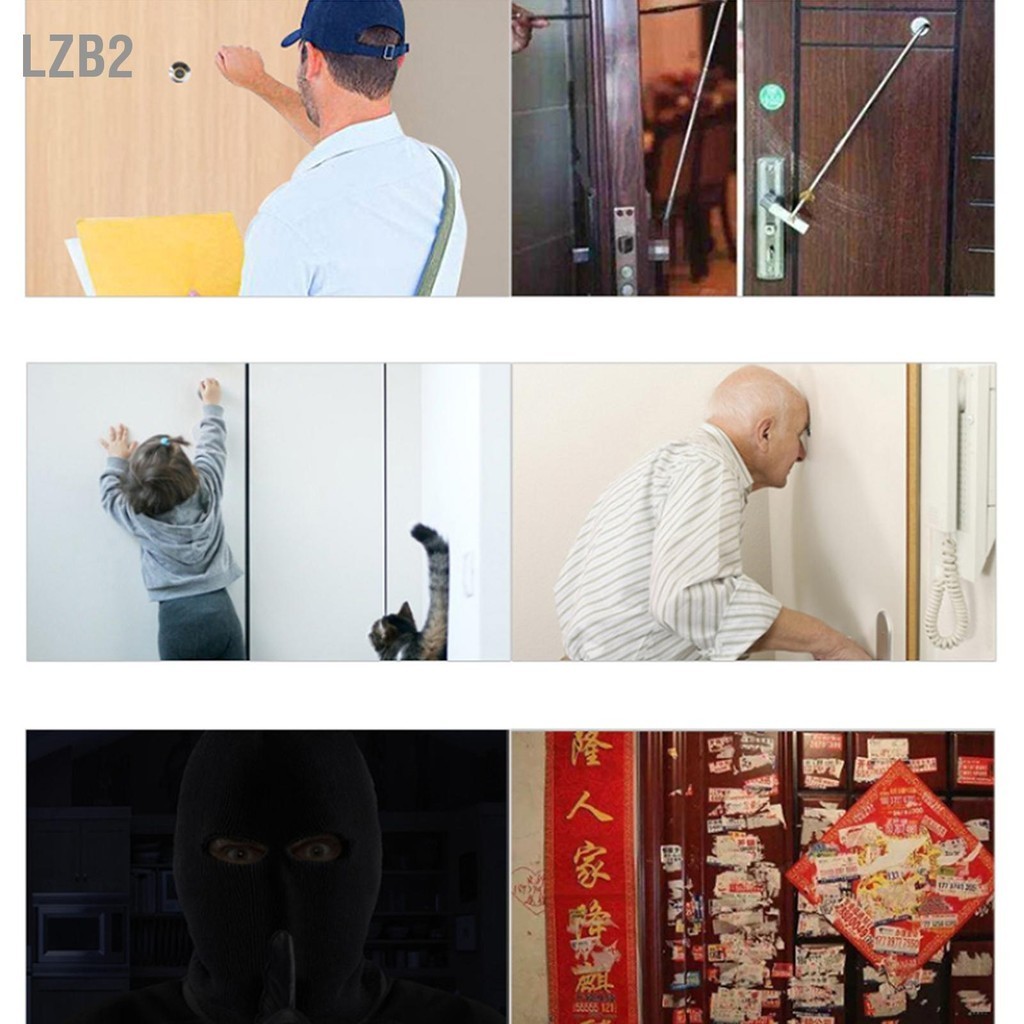 LZB2 3.5 "จอแอลซีดีดิจิตอลวิดีโอประตูตาแมว Viewer กล้องระบบรักษาความปลอดภัยภายในบ้าน | Shopee ...