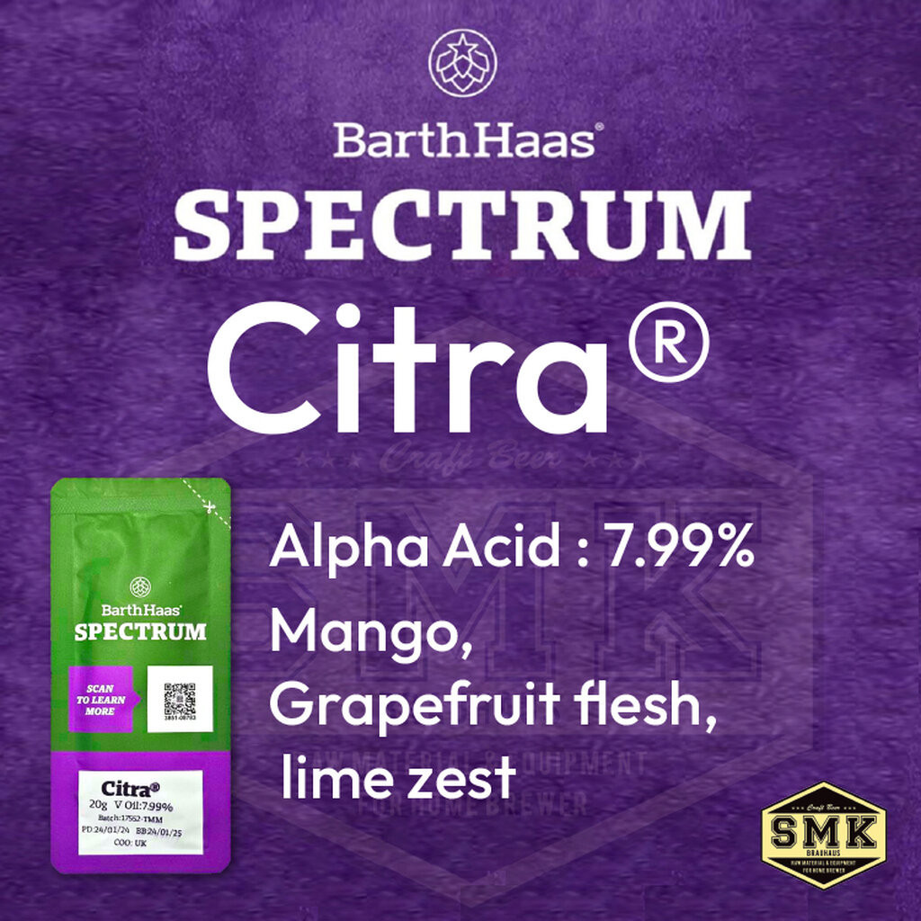 BARTH HAAS : HOPS SPECTRUM : Citra® : 20g. | Shopee Thailand