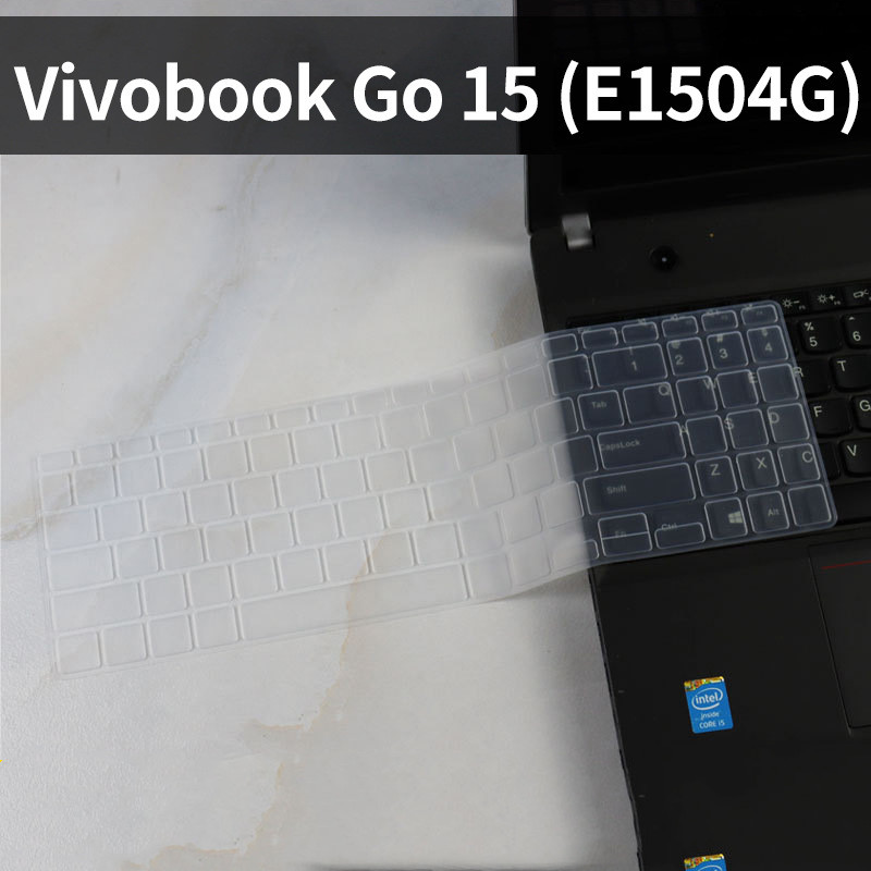 ฝาครอบแป้นพิมพ์แล็ปท็อปซิลิคอนสําหรับ ASUS Vivobook Go 15 E1504G E1504f ...