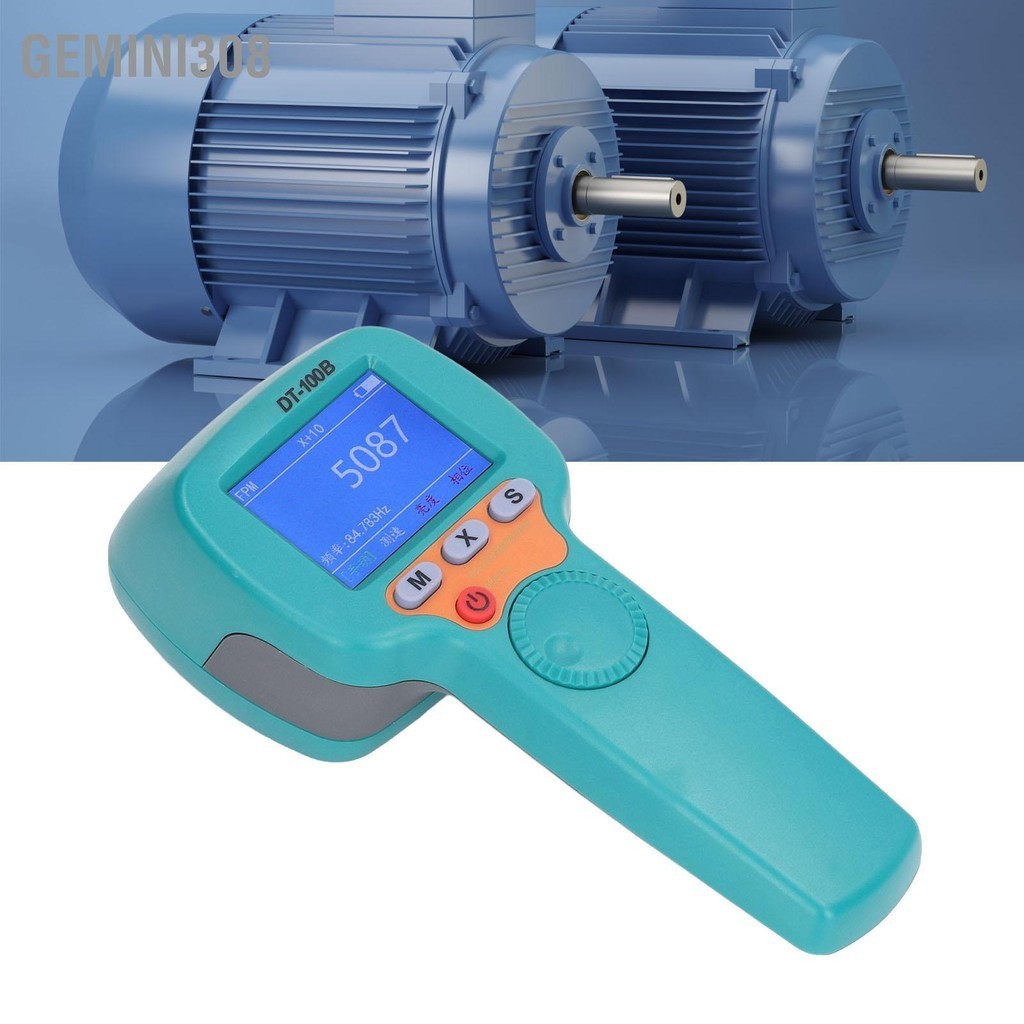 Gemini308 มือถือ Stroboscope DT100B LED แฟลช Strobe TACHOMETER 1500LX ...