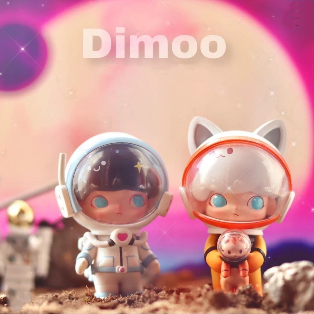 Pop mart pop mart DIMOO Space Travel Series Mystery Box อินเทรนด ์ Play ...