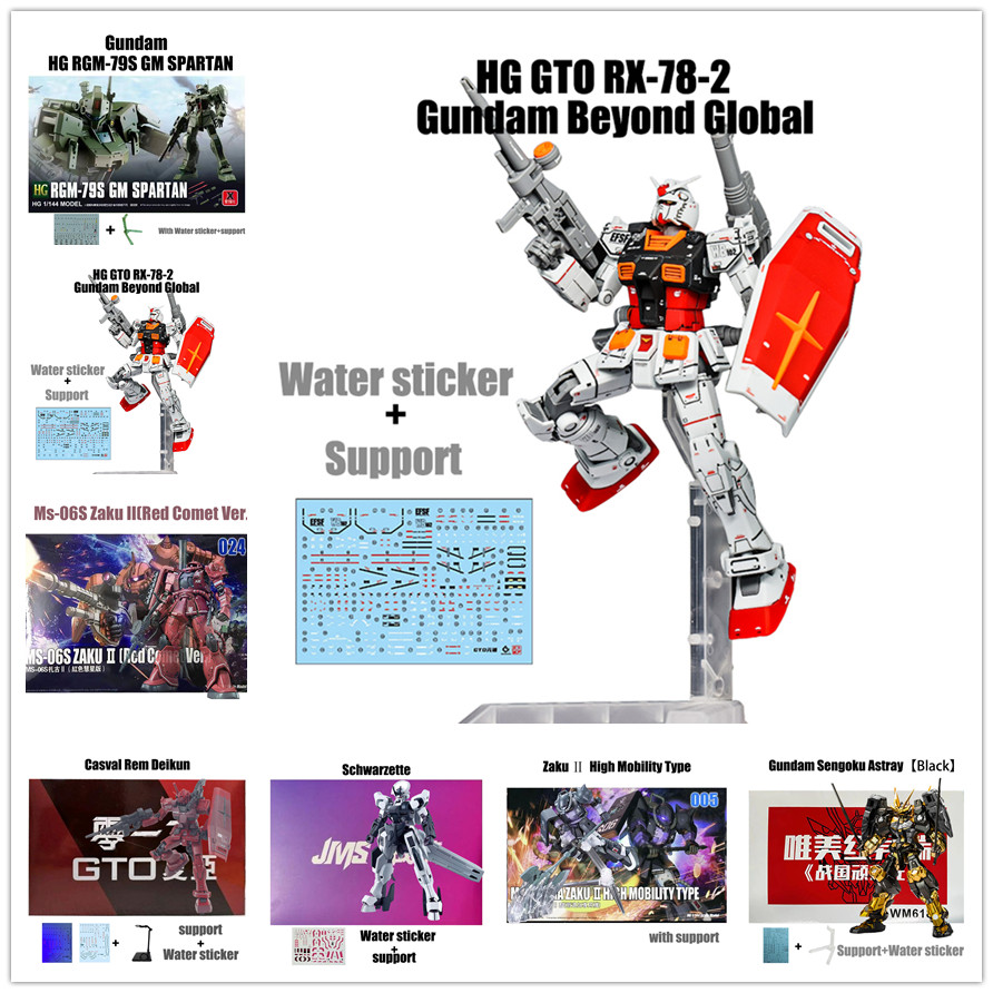ใหม่ Gundam Hg RX-78-2 Beyond Global Hg GM Spartan Chars Zaku II Hg Hyaku Shiki Z GOK Sengoku ...