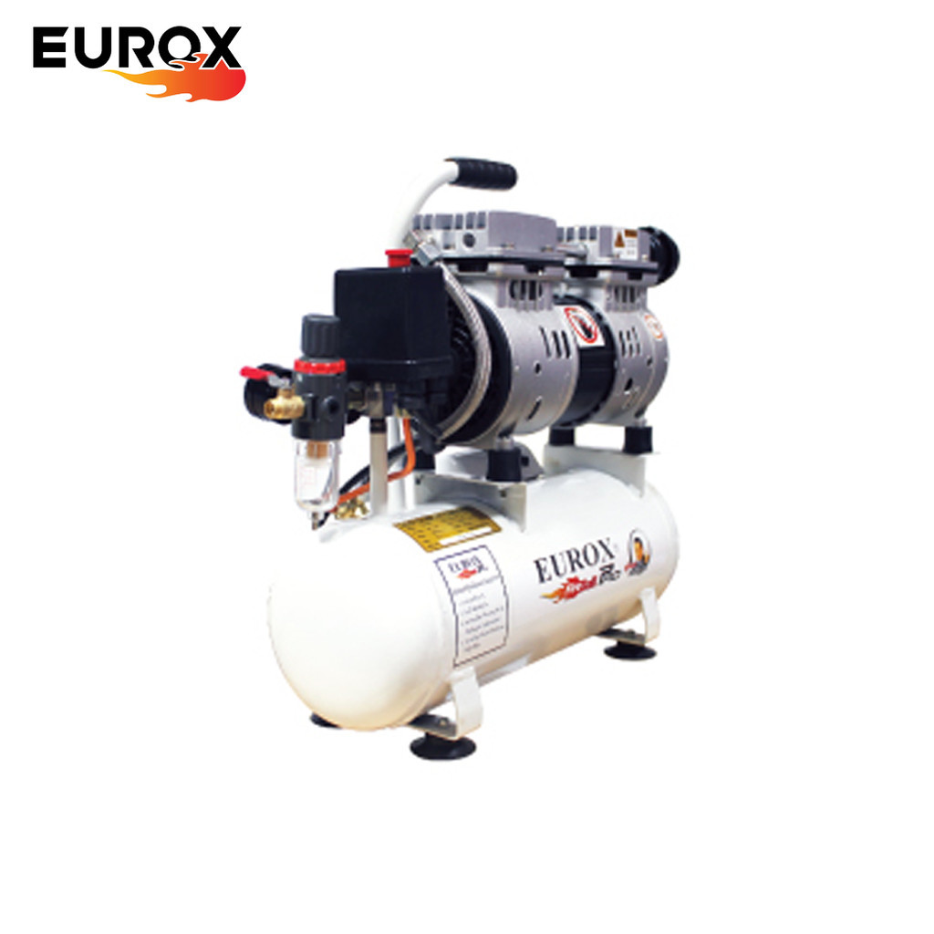 EUROX ปั๊มลม Oil Free EUROX กำลัง 550 วัตต์ ขนาด 9 ลิตร | Shopee Thailand