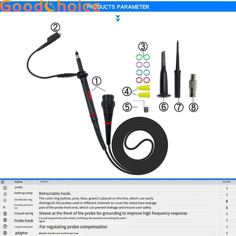 【Good】Reliable Performance with Adjustable Capacitance X1X10 300MHz ...