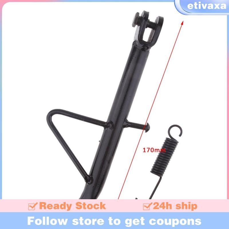 [Etivaxa] Iron Heavy Duty Motorcycle Bike Sidestand Kickstand Side ...
